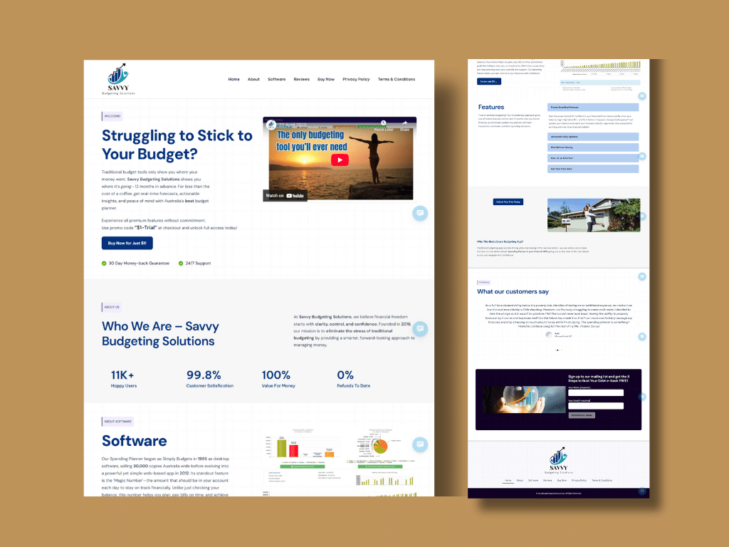 Landing Page Codeskyline